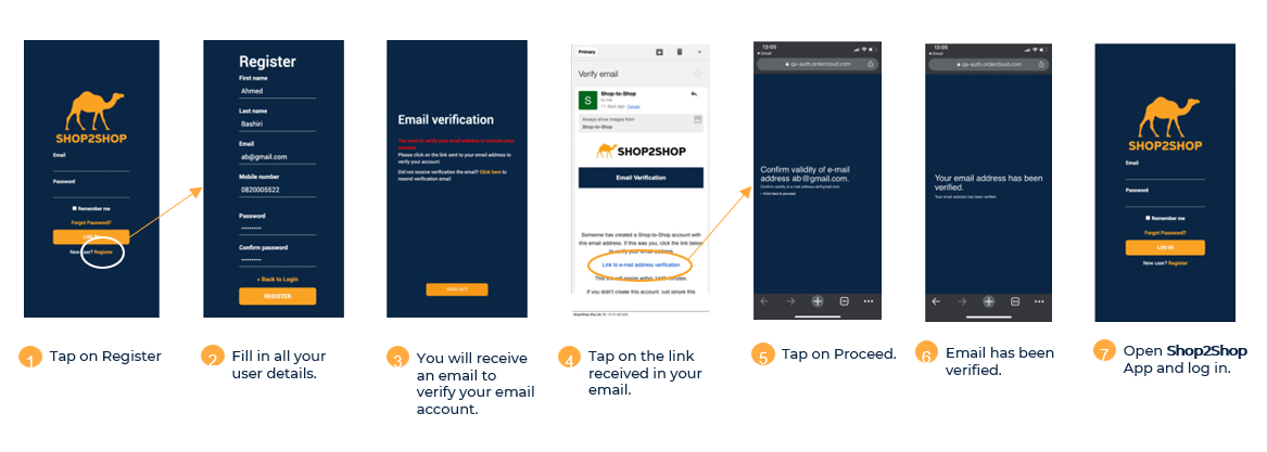 How to register/ link a S2S acc/Use Device – Shop2Shop Help Centre