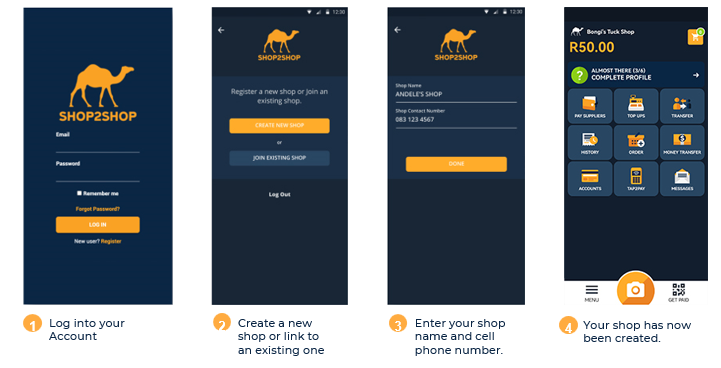 How to register/ link a S2S acc/Use Device – Shop2Shop Help Centre