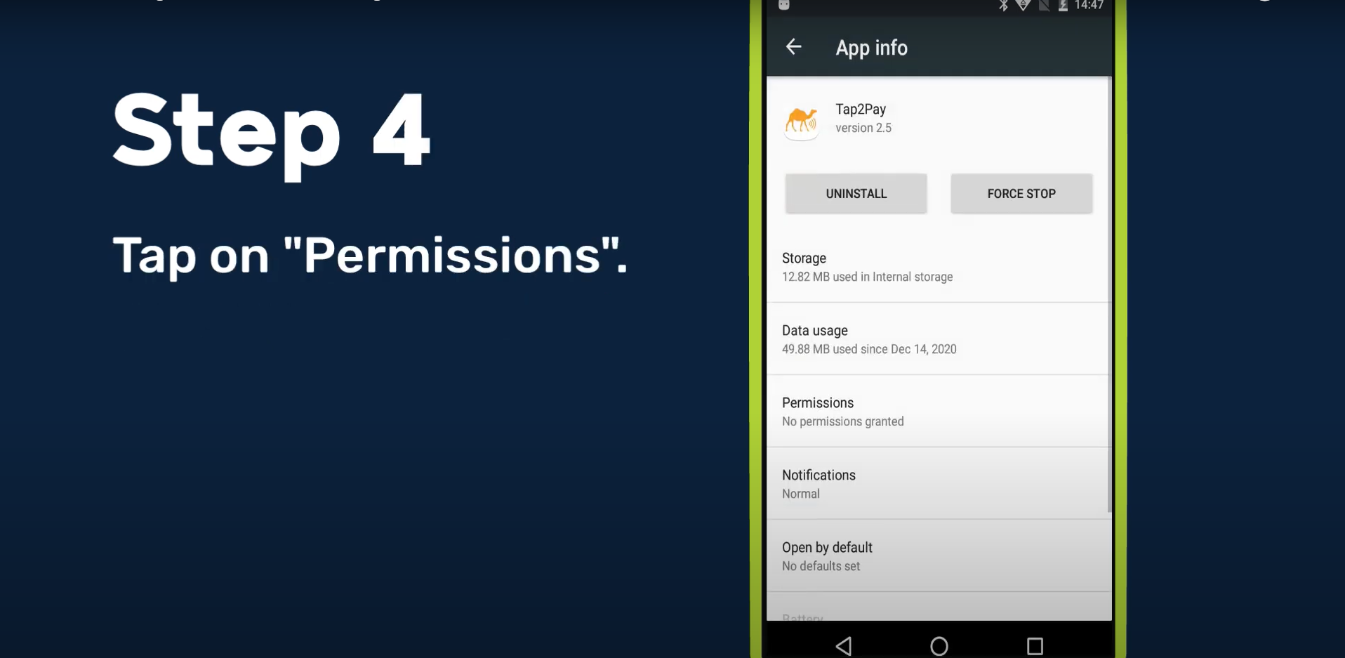 How to allow permissions – Shop2Shop Help Centre