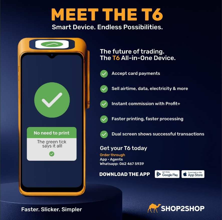 May 13, 2025 | New T6 Device – Shop2Shop Help Centre